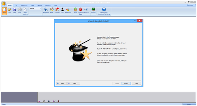 Langkah-langkah Menyusun Jadwal Pelajaran Menggunakan Aplikasi Time ...