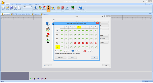 Langkah-langkah Menyusun Jadwal Pelajaran Menggunakan Aplikasi Time ...