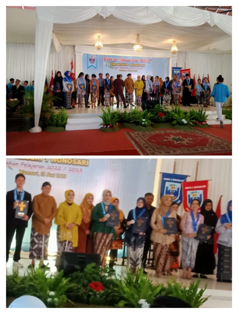 WISUDA DAN PELEPASAN KELAS IX SMP NEGERI 1 WONOSARI ANGKATAN KE-70 TAHUN PELAJARAN 2022/2023 ...
